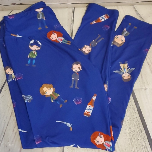 Custom | Pants & Jumpsuits | Supernatural Spn Yoga Leggings Os Tc Tc2 ...